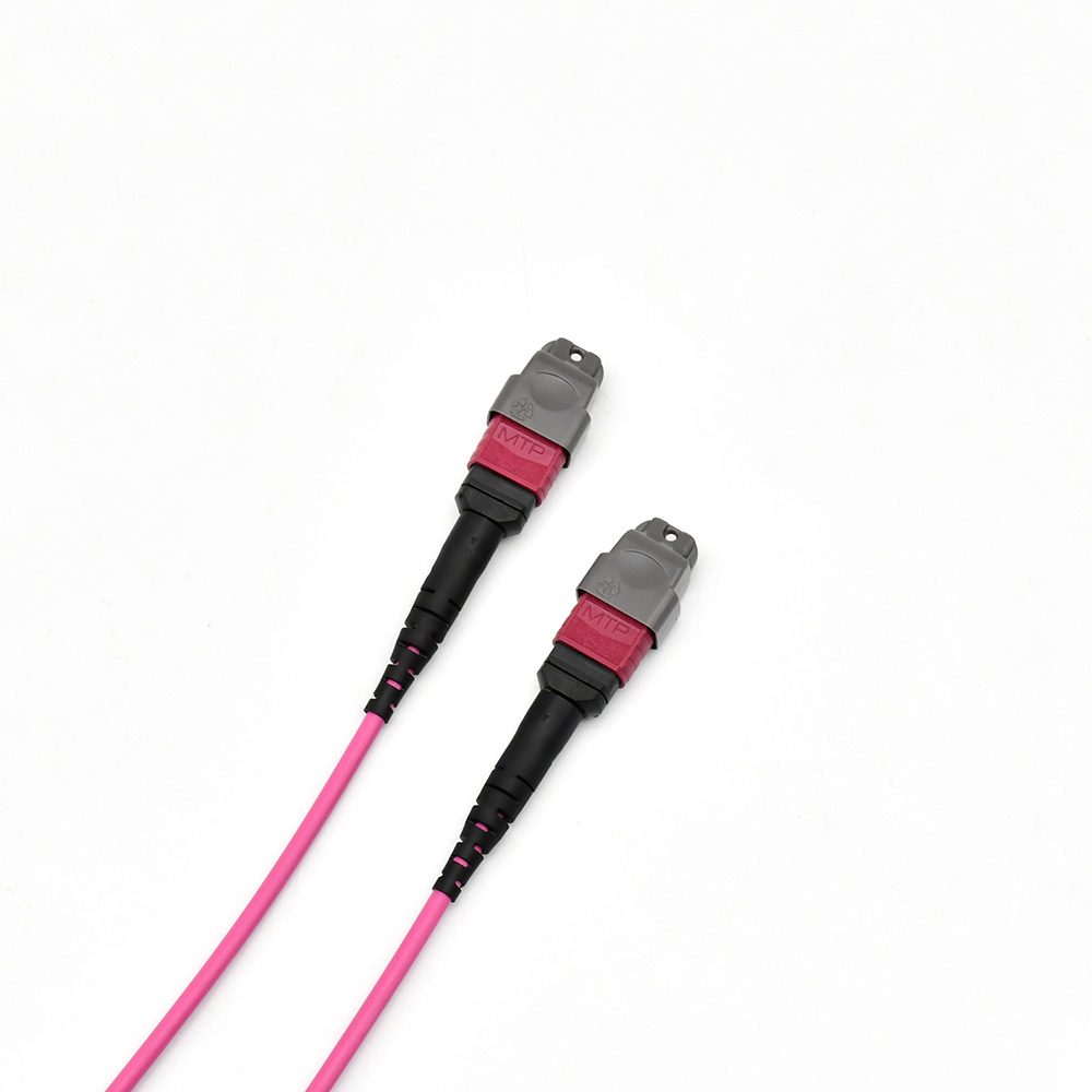 Fiber Optic Patch Cable|Fiber Optic Patchcord US Conec MTP-MTP M to M 12 Cores Type B Multimode ...